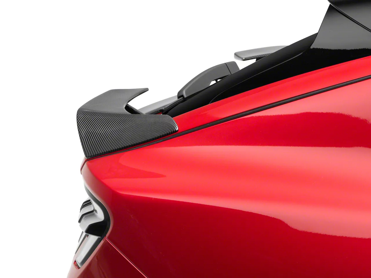 SpeedForm Mach-E Rear Spoiler; Carbon Fiber ME5361 (21-26 Mustang Mach ...
