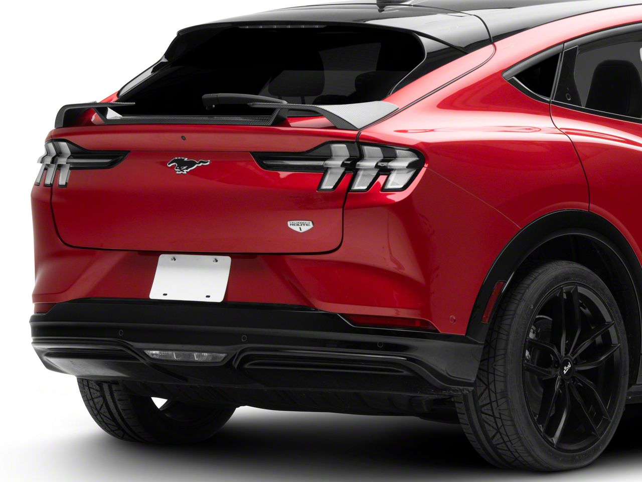 SpeedForm Mach-E Rear Spoiler; Carbon Fiber ME5361 (21-25 Mustang Mach ...
