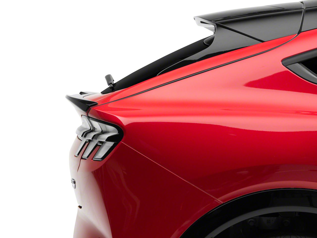 SpeedForm Mach-E Rear Spoiler; Gloss Black ME5260 (21-25 Mustang Mach-E ...