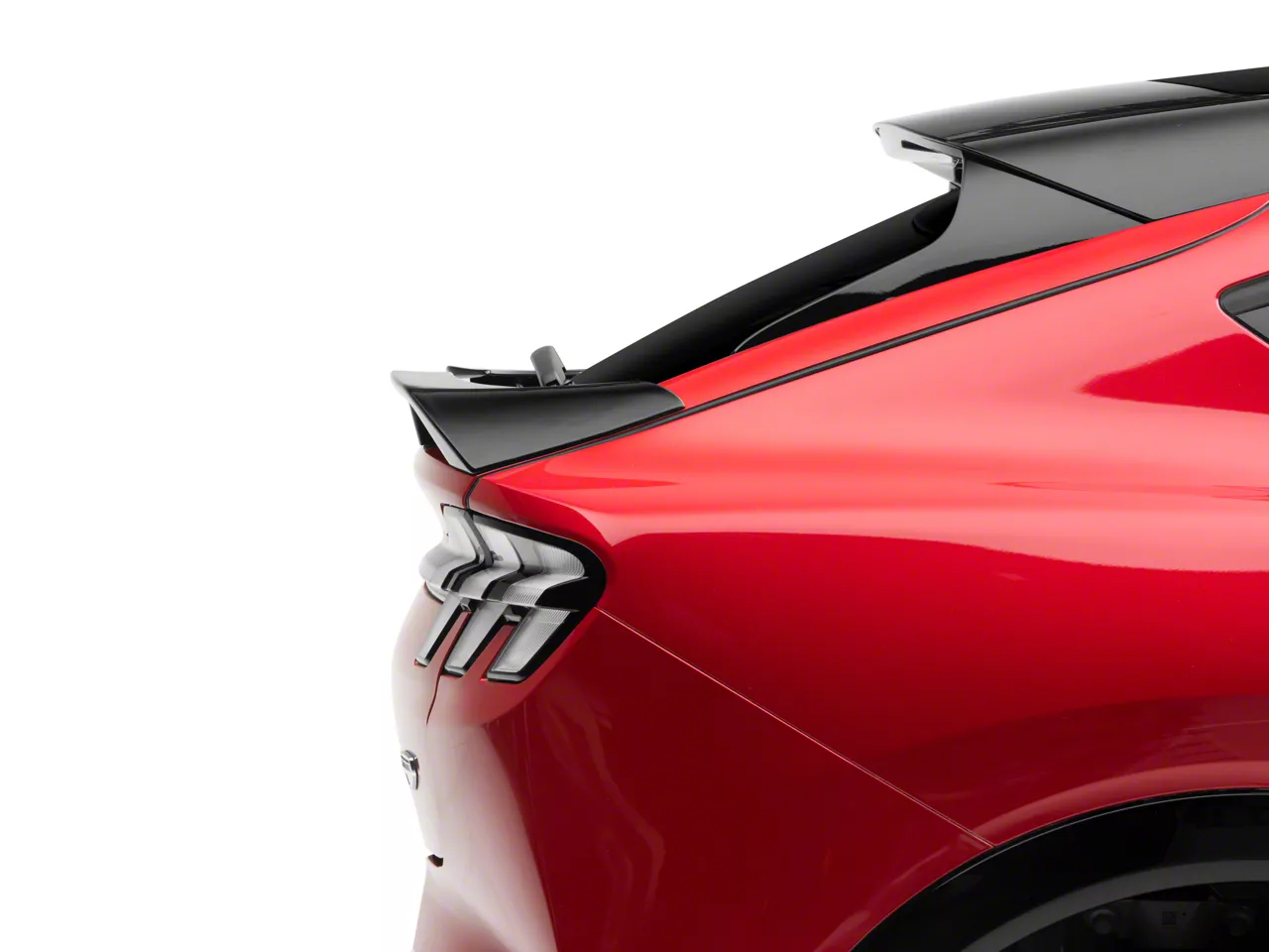 SpeedForm Mach-E Rear Spoiler; Gloss Black ME5360 (21-25 Mustang Mach-E ...