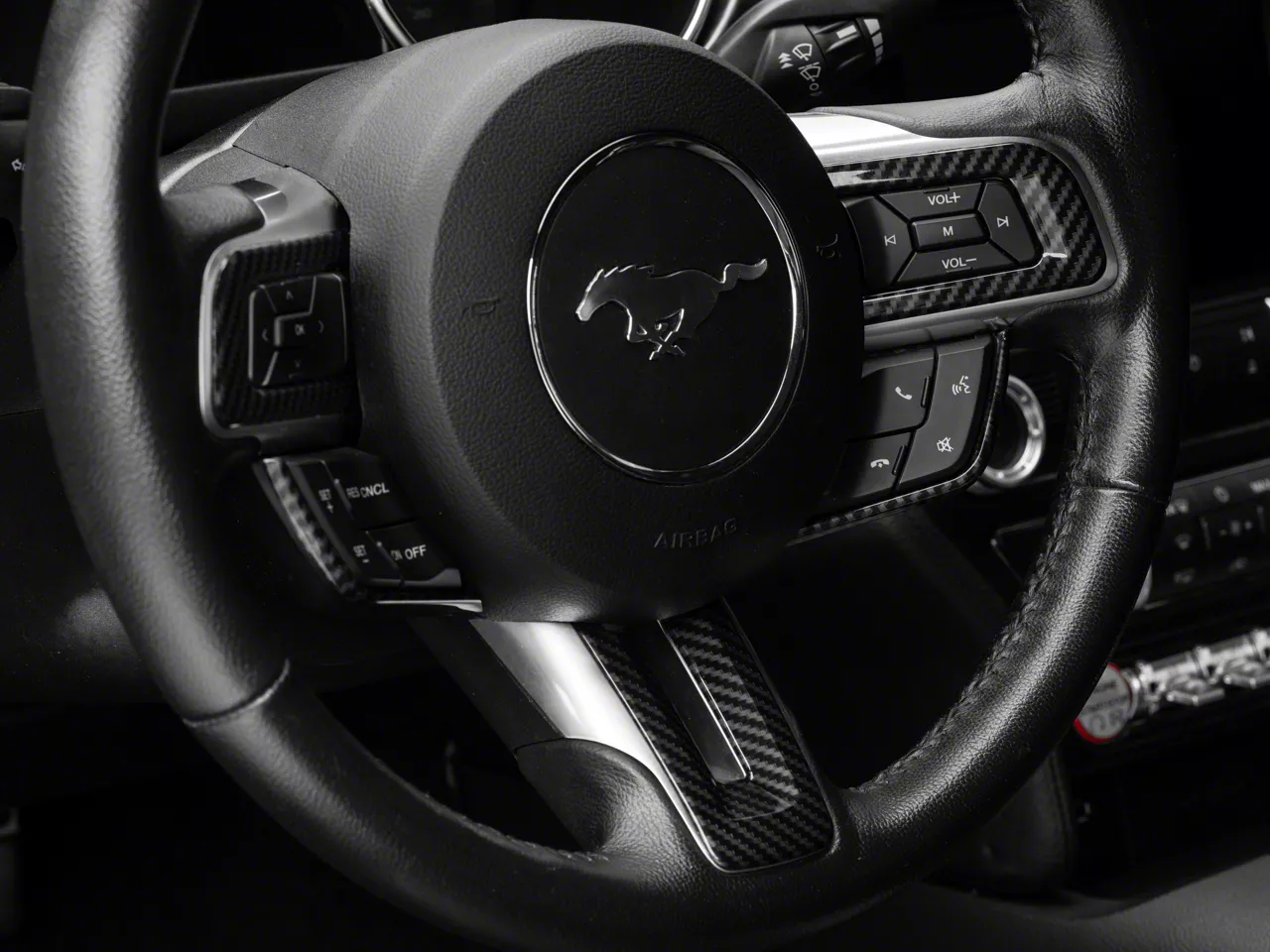 Mustang steering wheel trim store