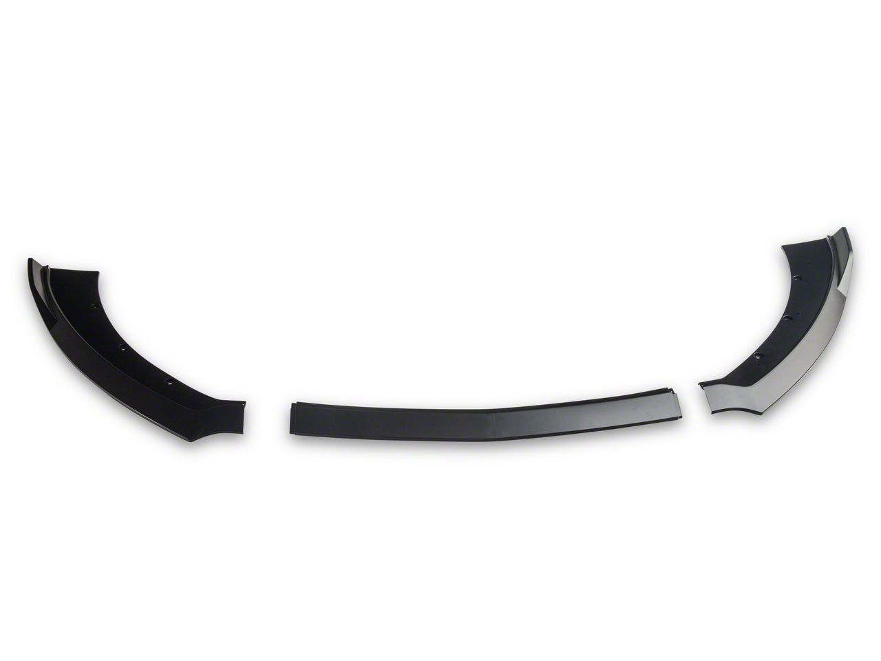 SpeedForm Mustang Chin Spoiler Lip; Matte Black 425773 (15-17 Mustang GT w/o Performance Pack ...