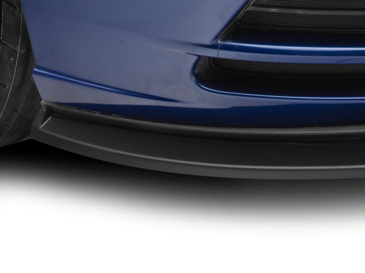 SpeedForm Mustang Chin Spoiler; Matte Black 415706 (13-14 Mustang GT ...