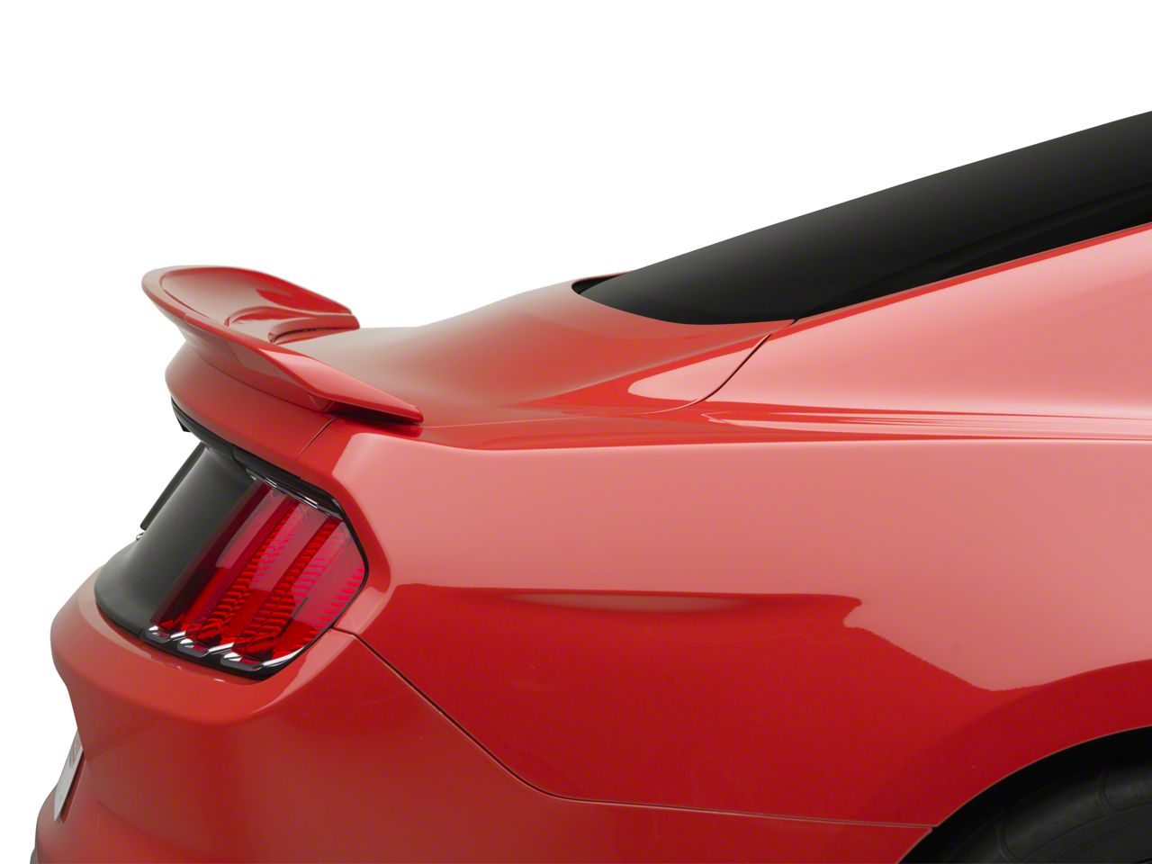 SpeedForm Mustang GT350 Style Track Pack Rear Spoiler; Unpainted 394041 ...