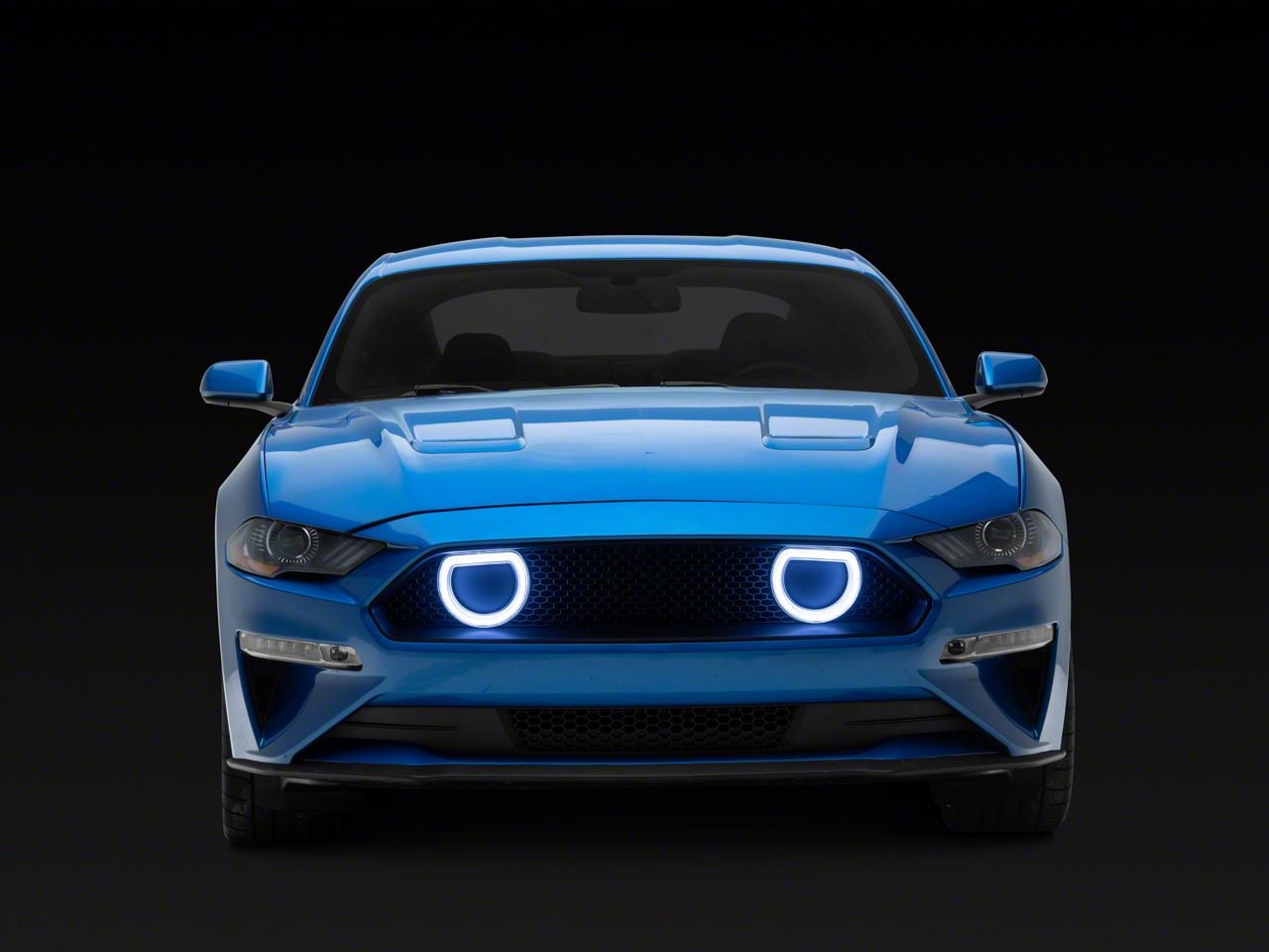 SpeedForm Mustang Mach 1 Style Upper Grille with LED DRL and Turn ...