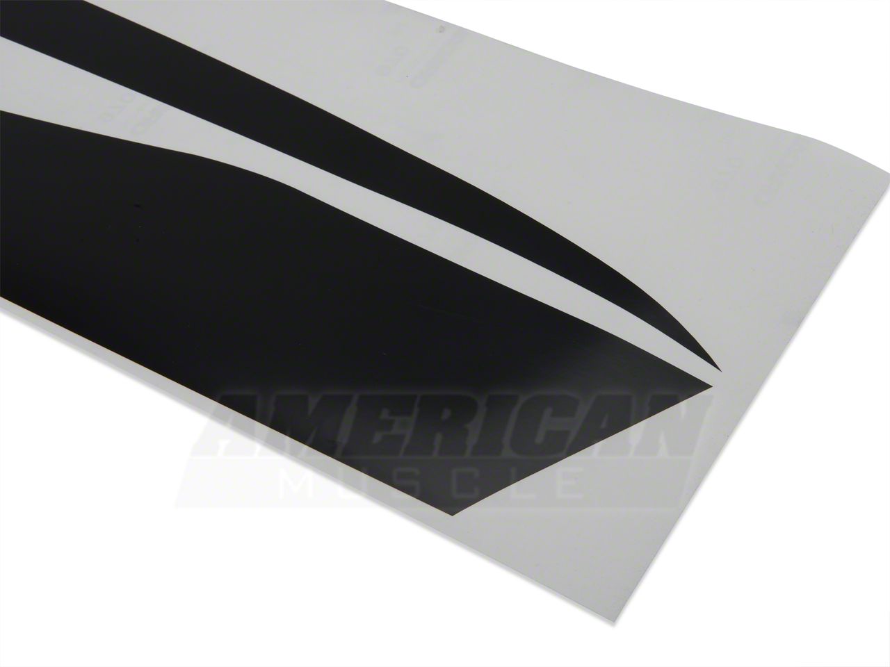 SEC10 Mustang Quarter Panel Accent Decal; Matte Black 432956 (10-14 ...