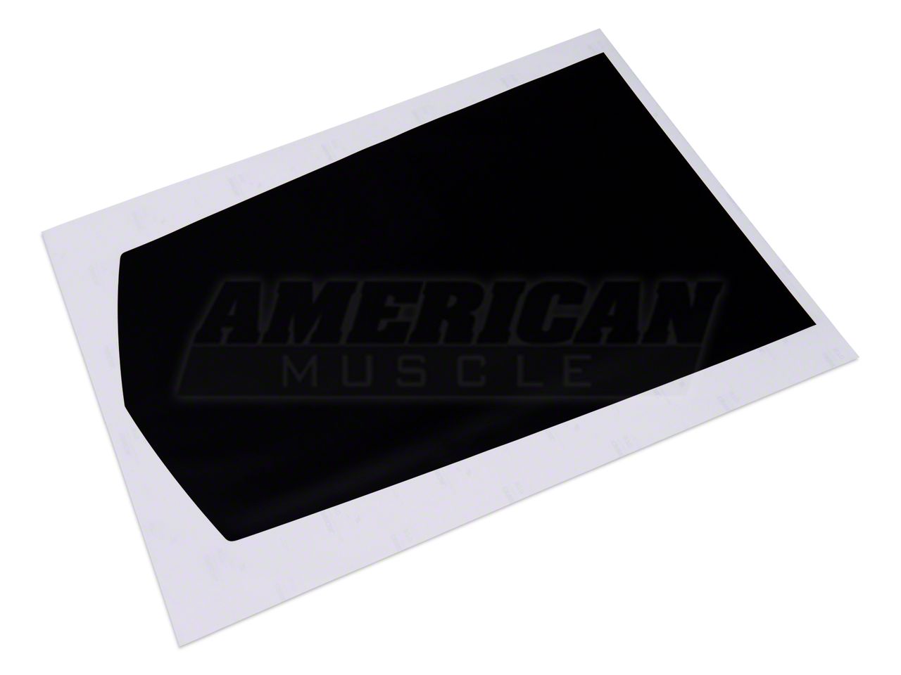 SEC10 Mustang Single Hood Stripe; Matte Black 432962 (10-12 Mustang GT ...