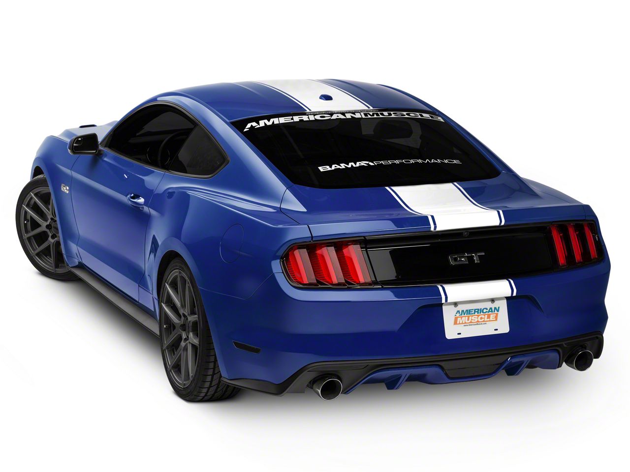 SpeedForm Mustang Super Snake Style Stripes; White 434441 (15-23 ...