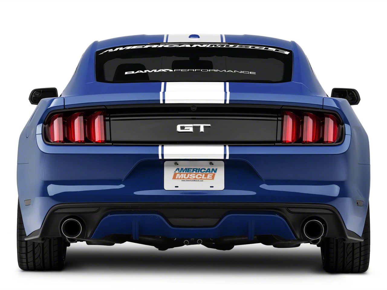 SpeedForm Mustang Super Snake Style Stripes; White 434441 (15-23 ...