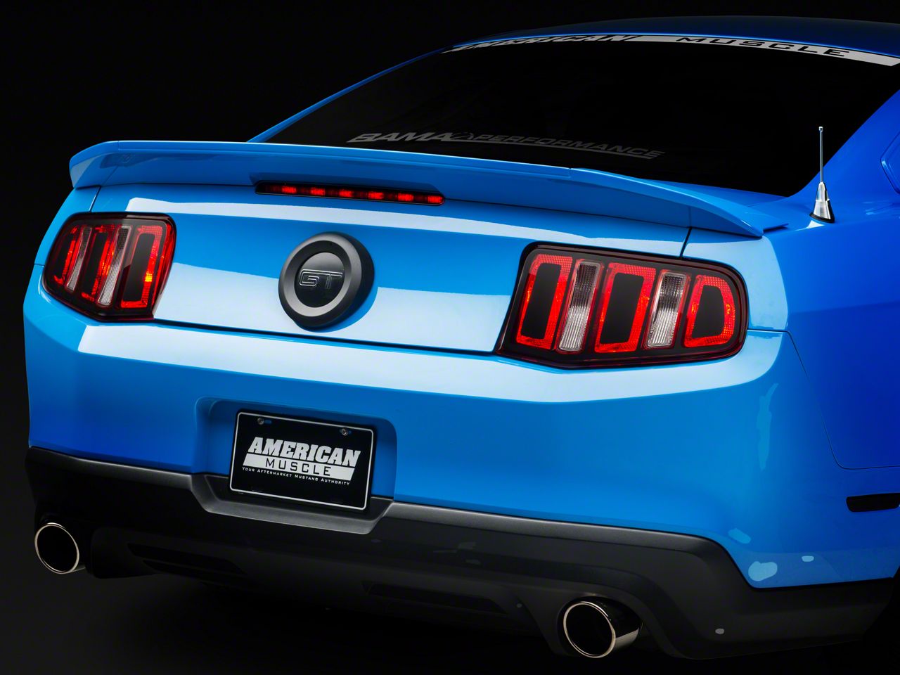 SEC10 Mustang Tail Light Conversion Decal Kit; Matte Black 432193 (10 ...
