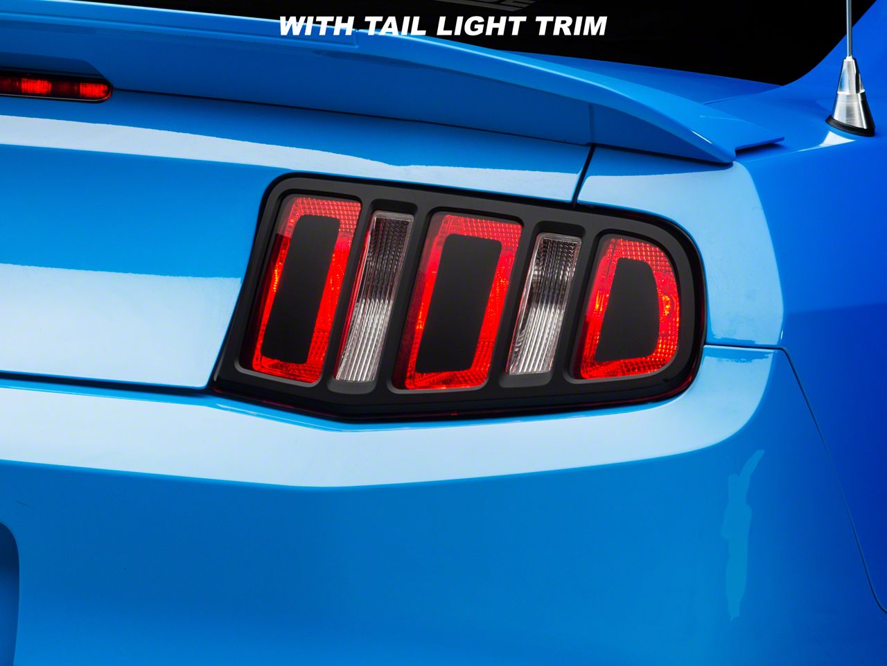 SEC10 Mustang Tail Light Conversion Decal Kit; Matte Black 432193 (10 ...