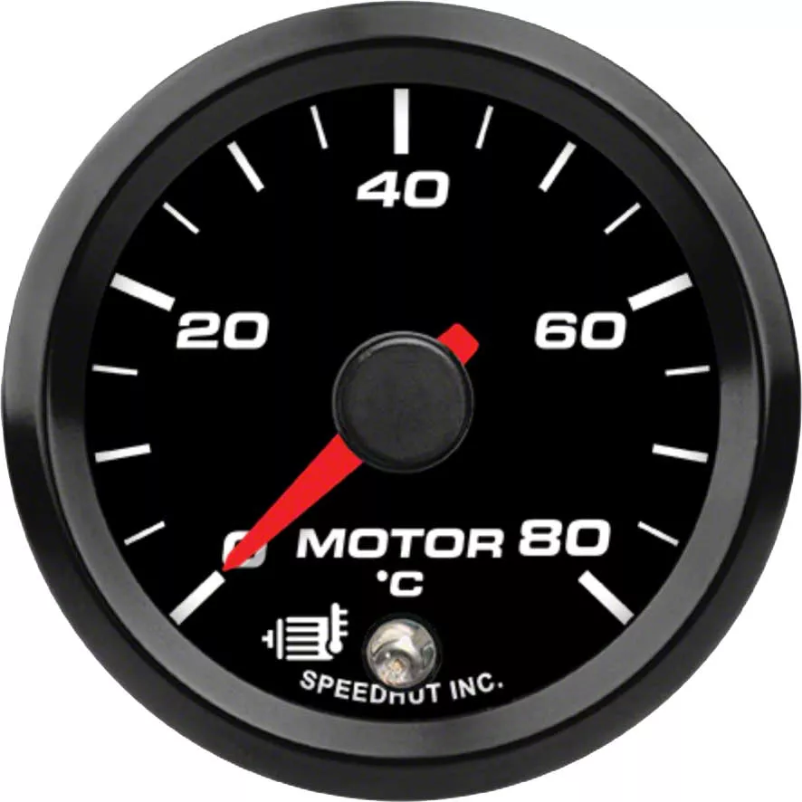 Speedhut Universal AM EV Series AEM 2-1/16-Inch Motor Temperature Gauge ...