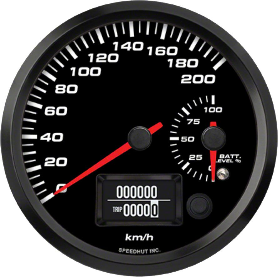 Speedhut Universal AM EV Series AEM 4-1/2-Inch Dual Gauge with Warning ...