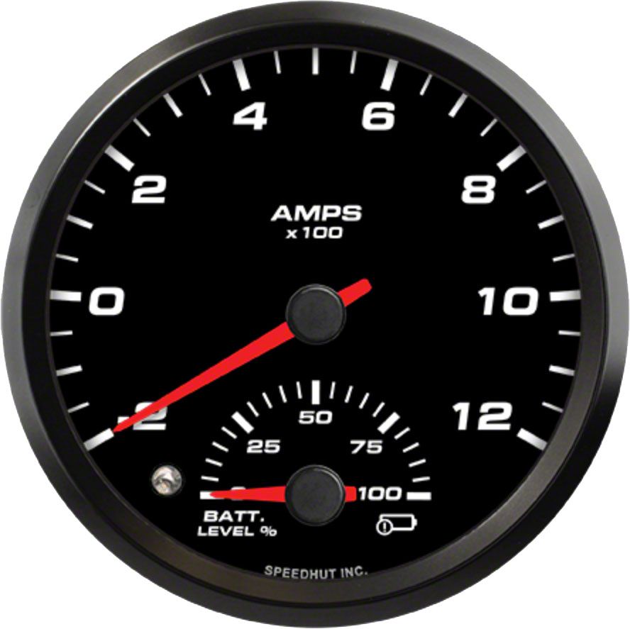 Speedhut Universal AM EV Series AEM 4-Inch Dual Gauge with Warning ...