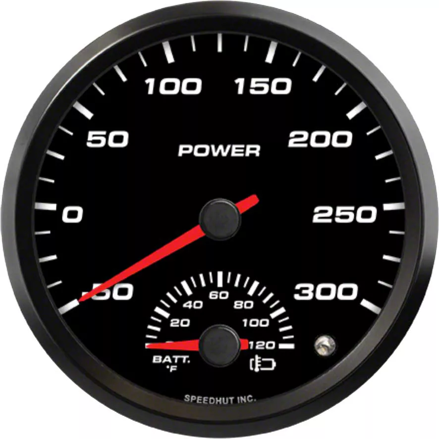 Speedhut Universal AM EV Series AEM 4-Inch Dual Gauge with Warning ...
