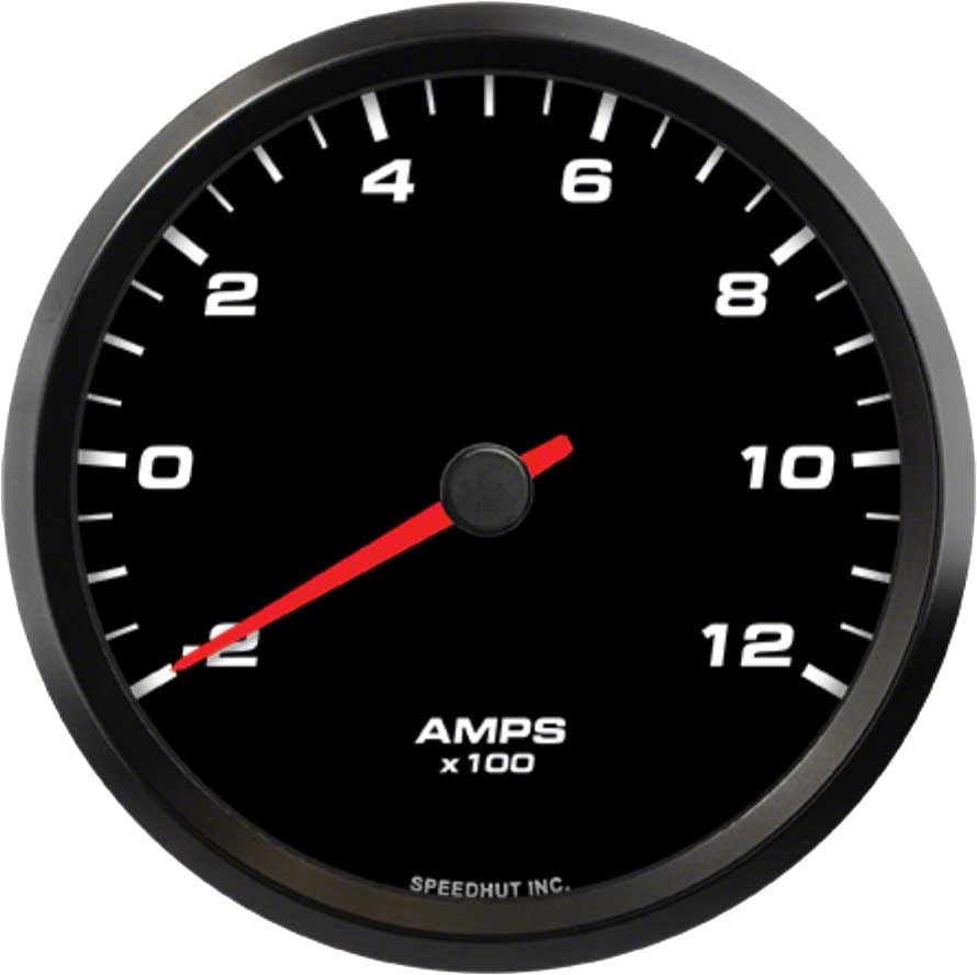 Speedhut Universal AM EV Series AEM 4-Inch Amp Gauge; -200 to 1200 FAE4 ...