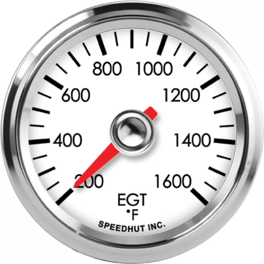 Speedhut Universal AM Legacy Series 2-1/16-Inch EGT Temperature Gauge ...