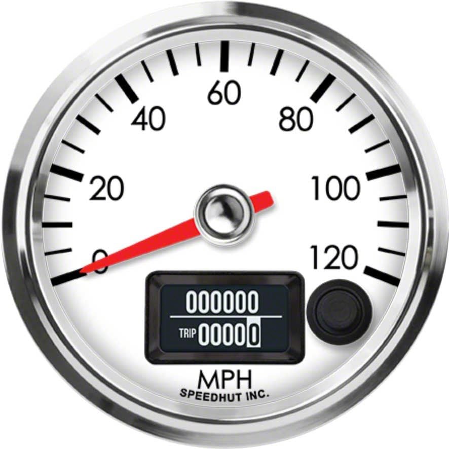 Speedhut Universal AM Legacy Series 2-5/8-Inch GPS Speedometer; 120 MPH ...