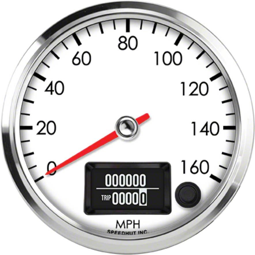 Speedhut Universal AM Legacy Series 4-Inch GPS Speedometer 160 MPH R4 ...