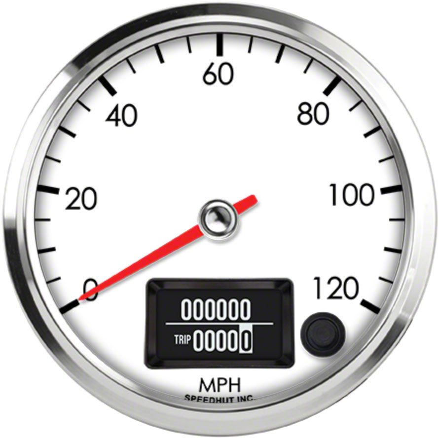 Speedhut Universal AM Legacy Series 4-Inch Programmable Speedometer 120 ...