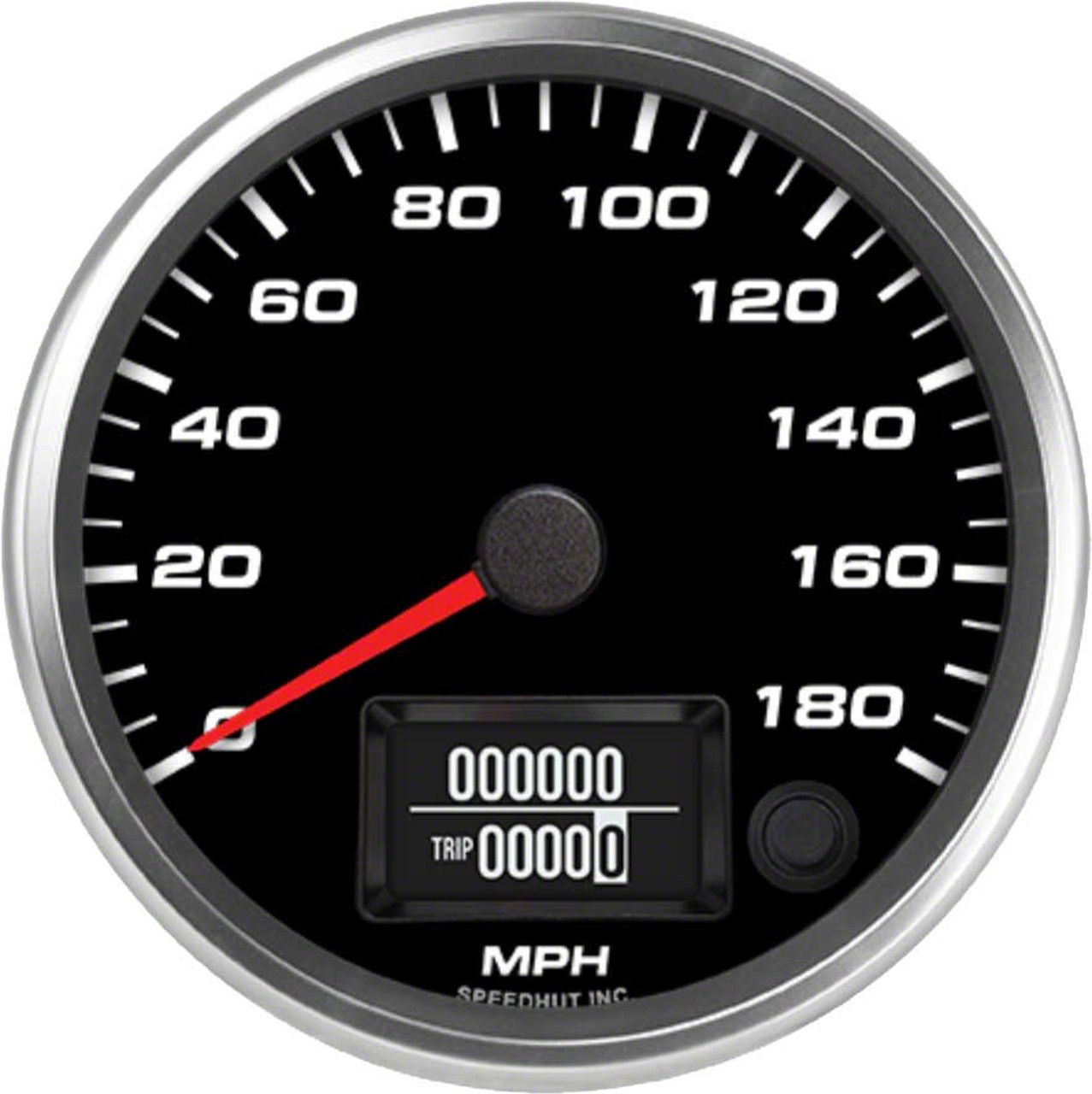 Speedhut Universal AM Legacy Series 4-Inch Programmable Speedometer 180 ...