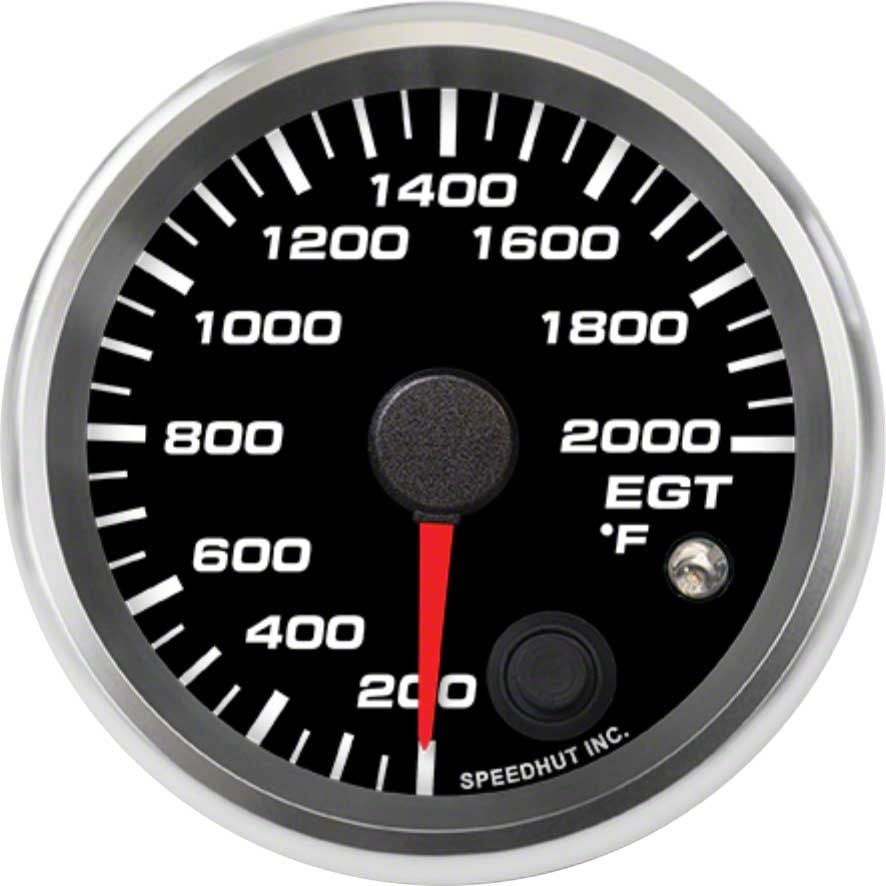 Speedhut Universal AM Revolution Series 2-5/8-Inch EGT Temperature ...
