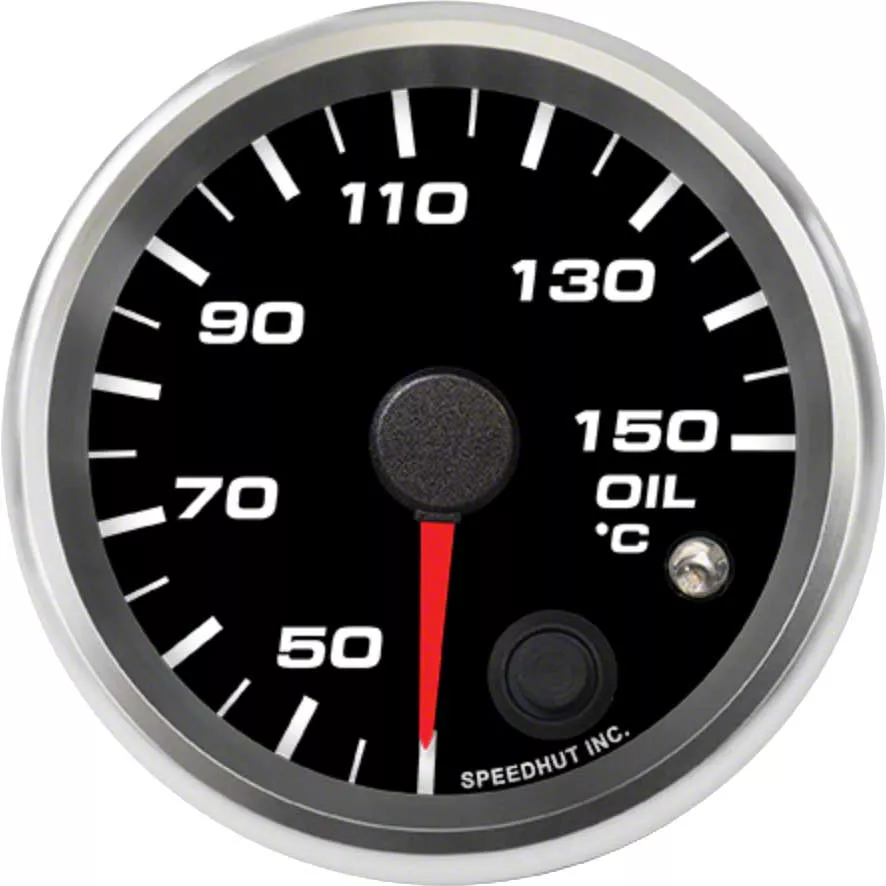 Speedhut Universal AM Revolution Series 2-5/8-Inch Oil Temperature ...