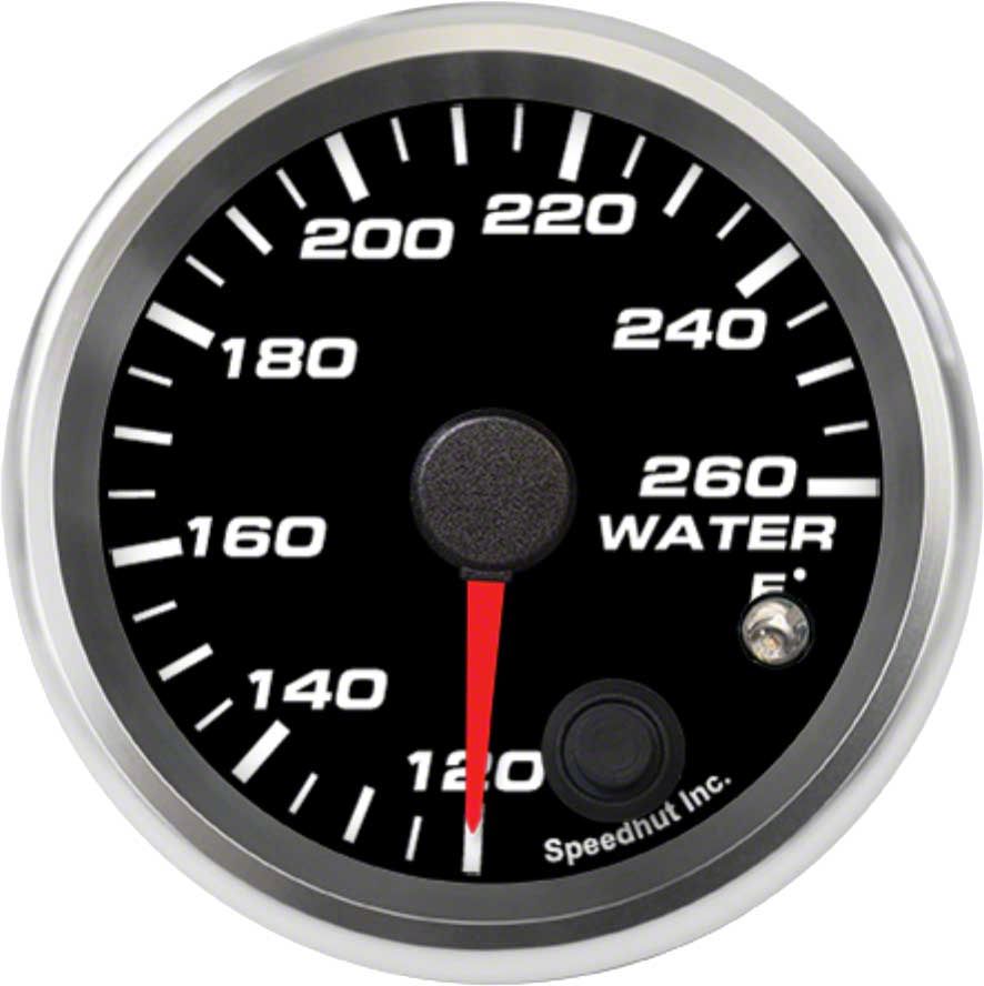 Speedhut Universal AM Revolution Series 2-5/8-Inch Water Temperature ...