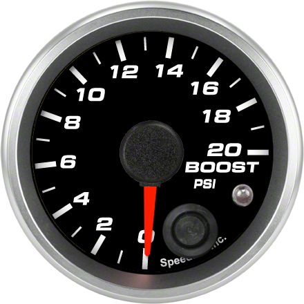 Speedhut Universal AM Revolution Series 2-1/16-Inch Boost Gauge with ...