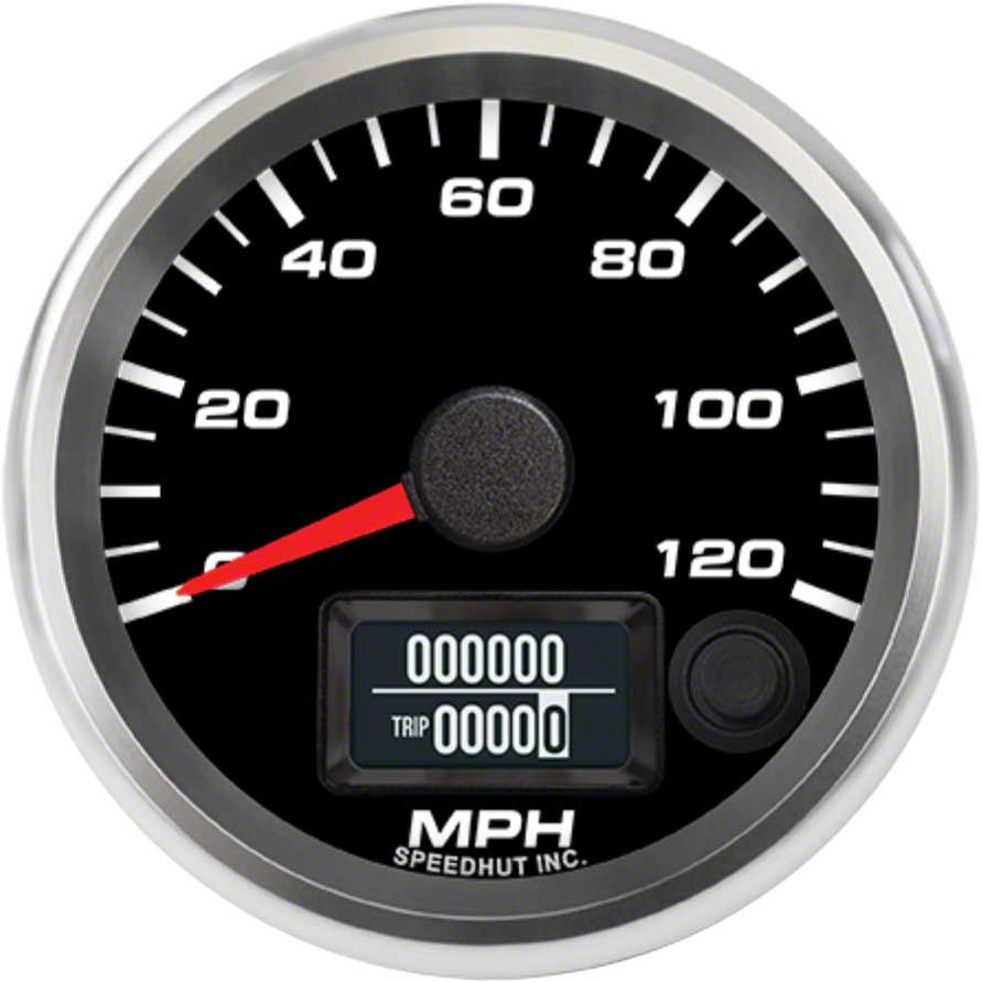 Speedhut Universal AM Revolution Series 2-5/8-Inch GPS Speedometer; 120 ...