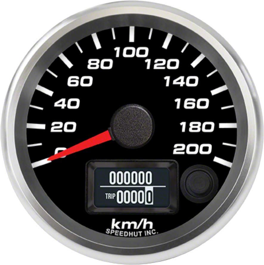 Speedhut Universal AM Revolution Series 2-5/8-Inch GPS Speedometer; 200 ...