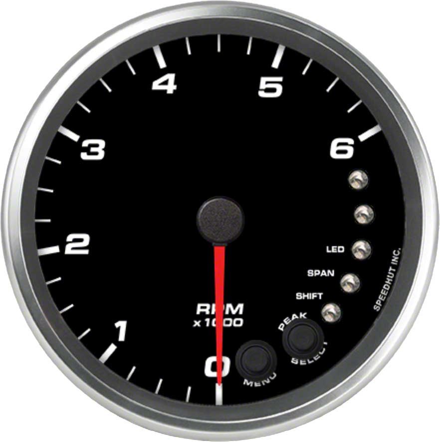 Speedhut Universal AM Revolution Series 4-1/2-Inch Dash Mounted ...