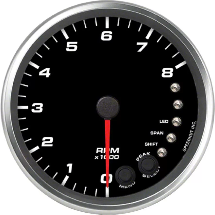 Speedhut Universal AM Revolution Series 4-1/2-Inch Dash Mounted ...