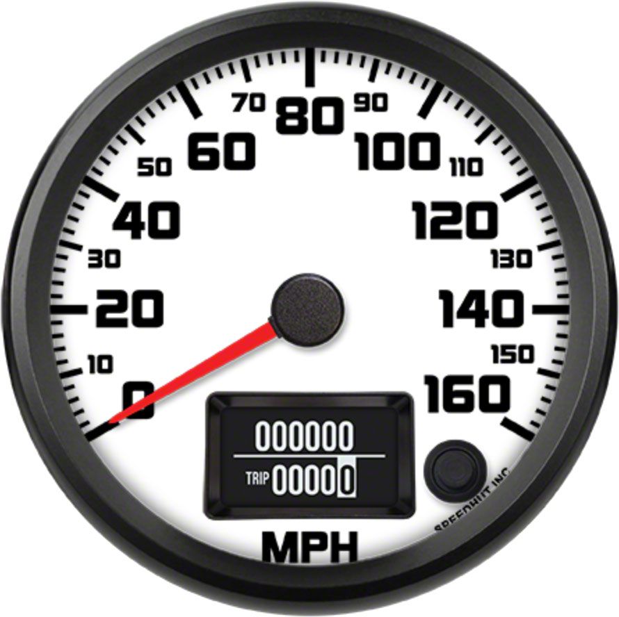 Speedhut Universal AM Street XL Series 4-Inch GPS Speedometer; 160 MPH ...