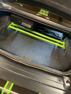 Challenger 2-Point Rear Shock Tower Brace; Gloss Black (08-23 ...