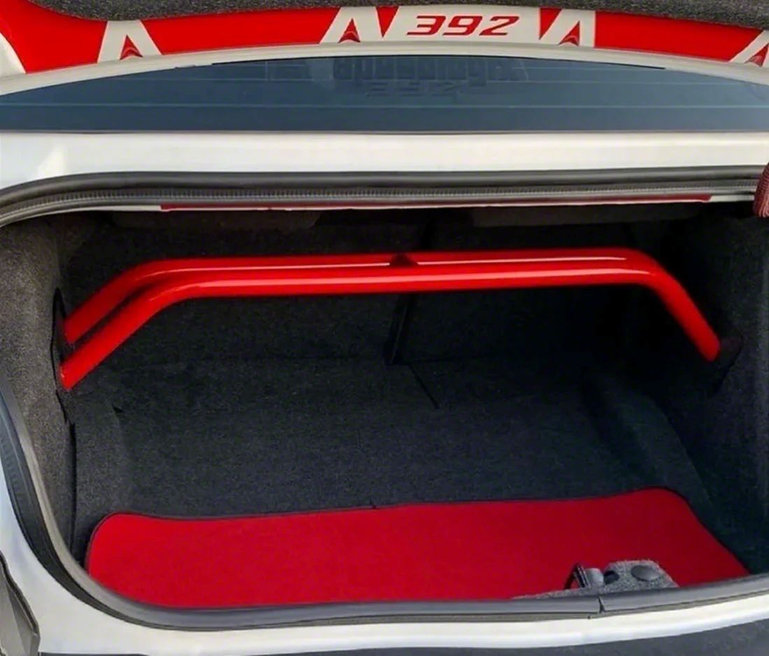 Challenger Arched 2-Point Rear Shock Tower Brace; Anodize Blue (08-23 ...