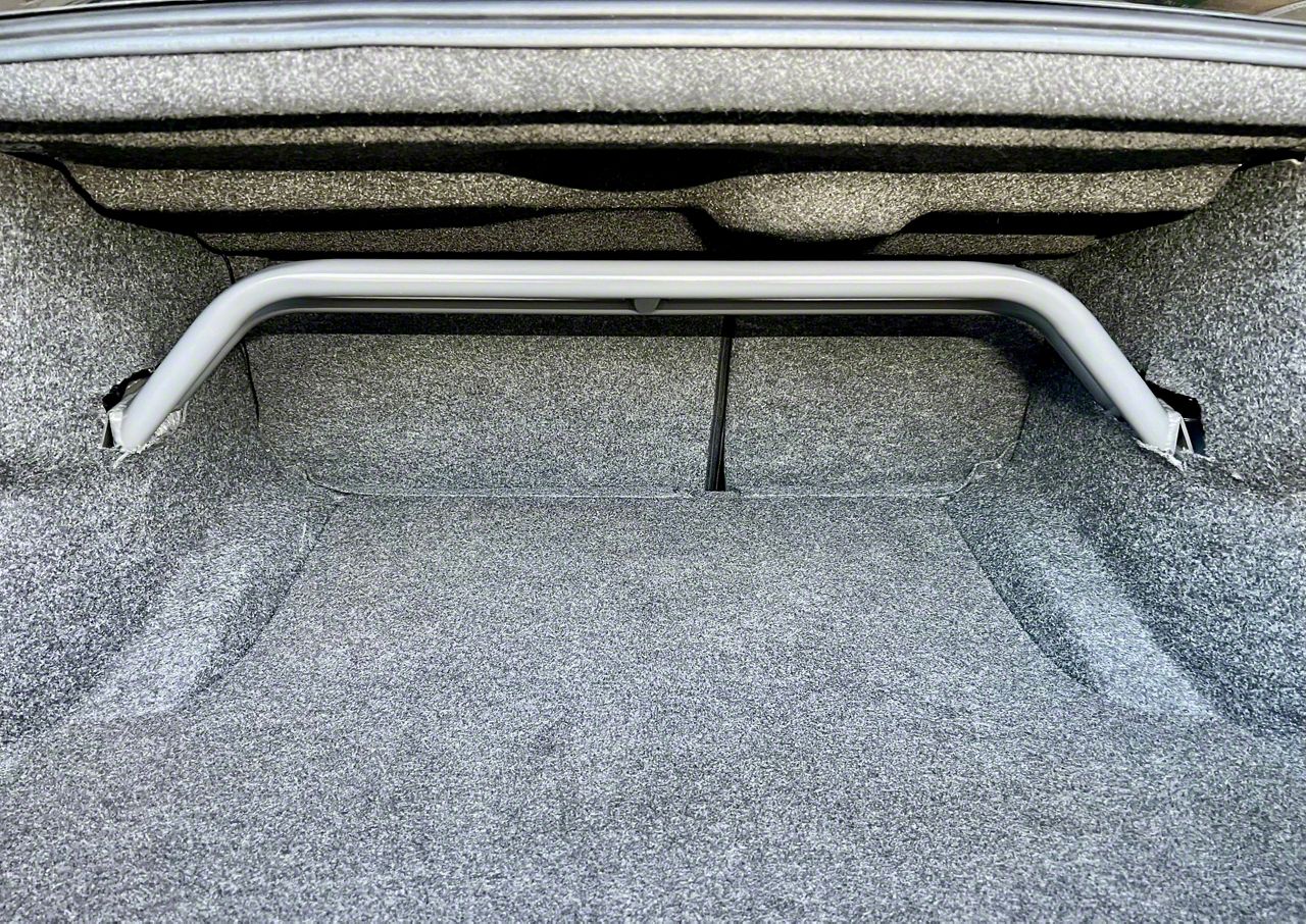 Challenger Arched 2-Point Rear Shock Tower Brace; Flat Black (08-23 ...