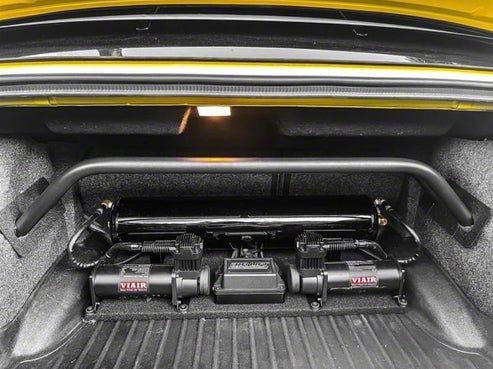 Challenger Arched 2-Point Rear Shock Tower Brace; Granite (08-23 ...