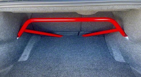 Challenger Arched 4-Point Rear Shock Tower Brace; Go Mango (08-23 ...