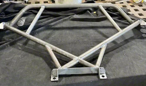 SpeedLogix Challenger Arched 4-Point Xtreme Rear Brace; Bare SX-306 ...