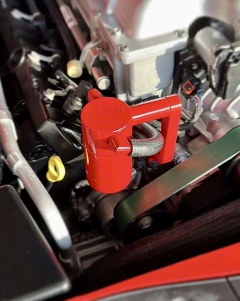 Challenger Oil Catch Can; Orange (15-23 6.2L HEMI Challenger) - Free ...