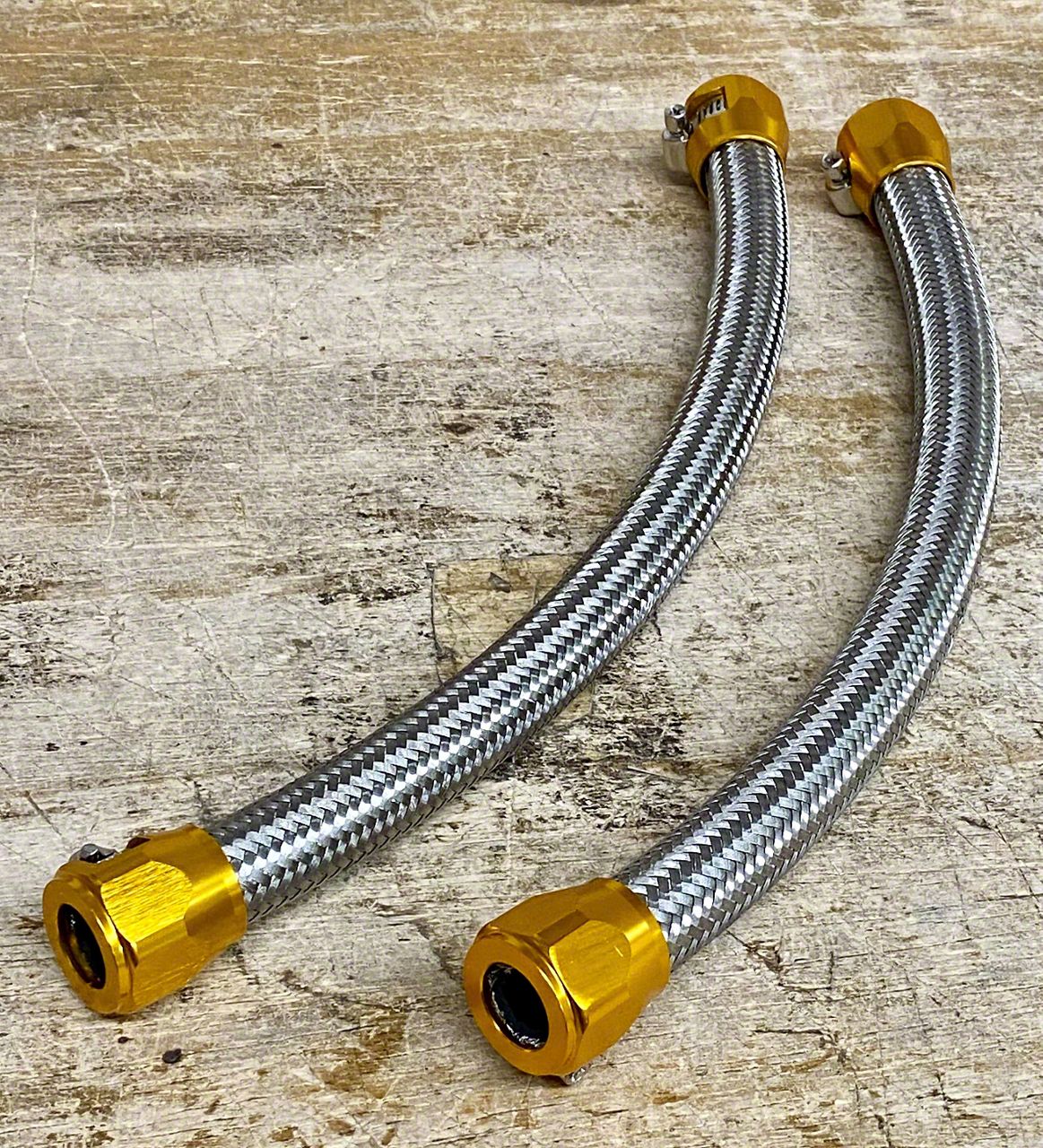 Challenger Stainless Steel Braided Oil Catch Can Line Kit; Black ...