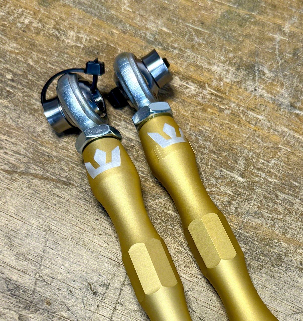 Charger Short Adjustable Rear Sway Bar End Links; Black (06-23 Charger ...