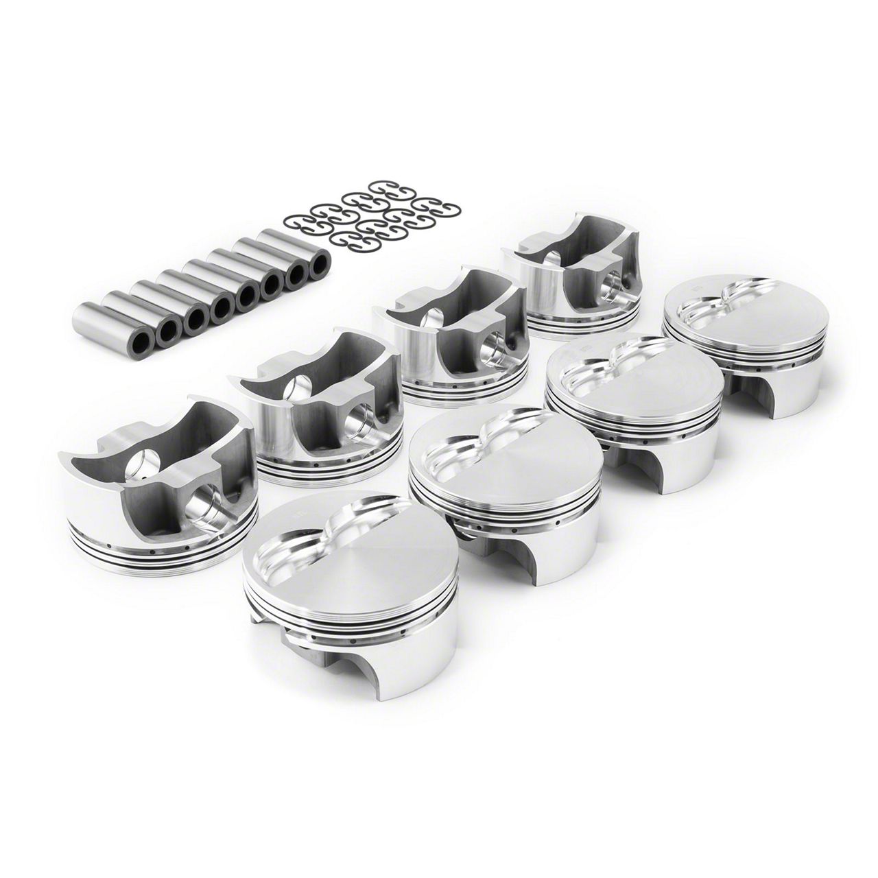 Speedmaster Corvette Chevy LS2 Flat Top Forged Pistons; 4.000-Inch Bore ...