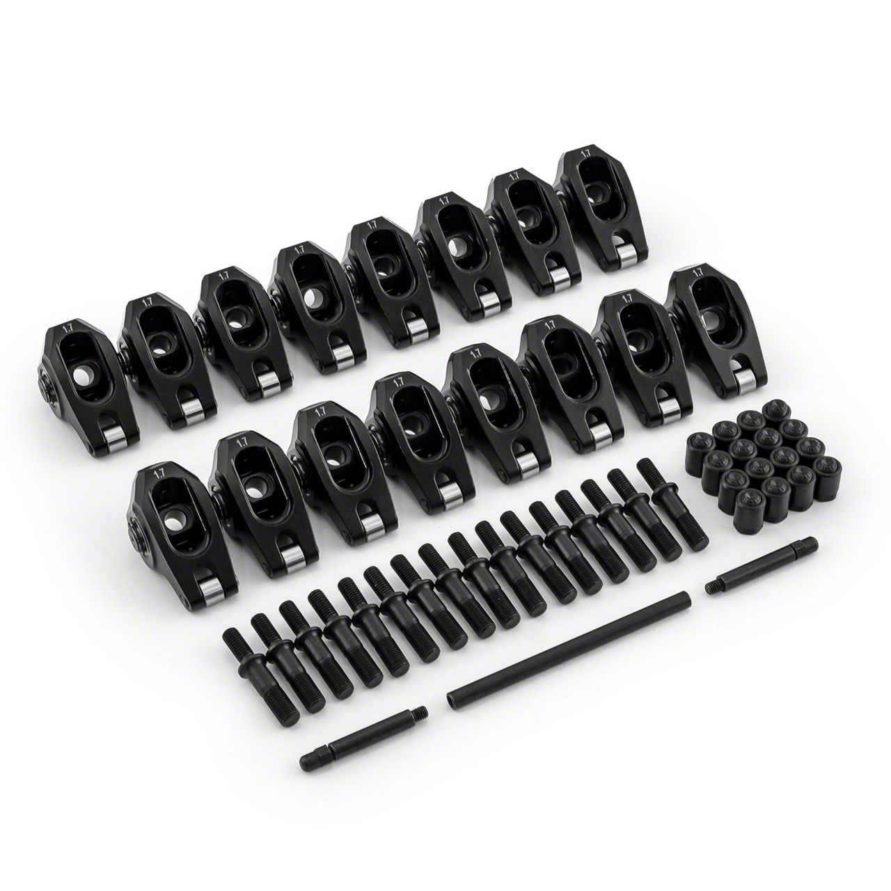 Speedmaster Corvette DNA Aluminum Roller Rocker Arm Set; 1.7 Ratio 1 ...