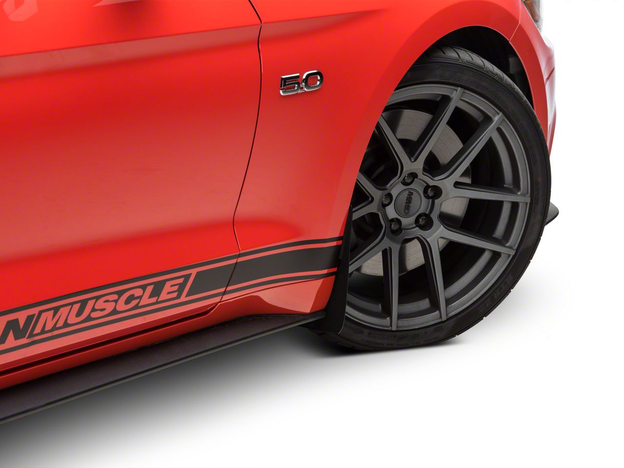 Jaeger Brothers Mustang No-Drill Splash Guards; Front and Rear 389048 ...