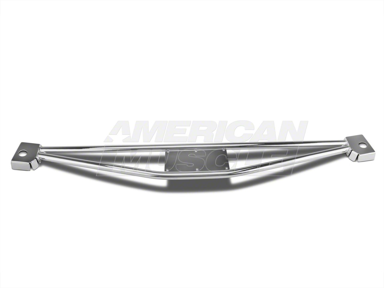 SR Performance Mustang Rear Shock Tower Brace; Chrome 100341 (05-14 ...