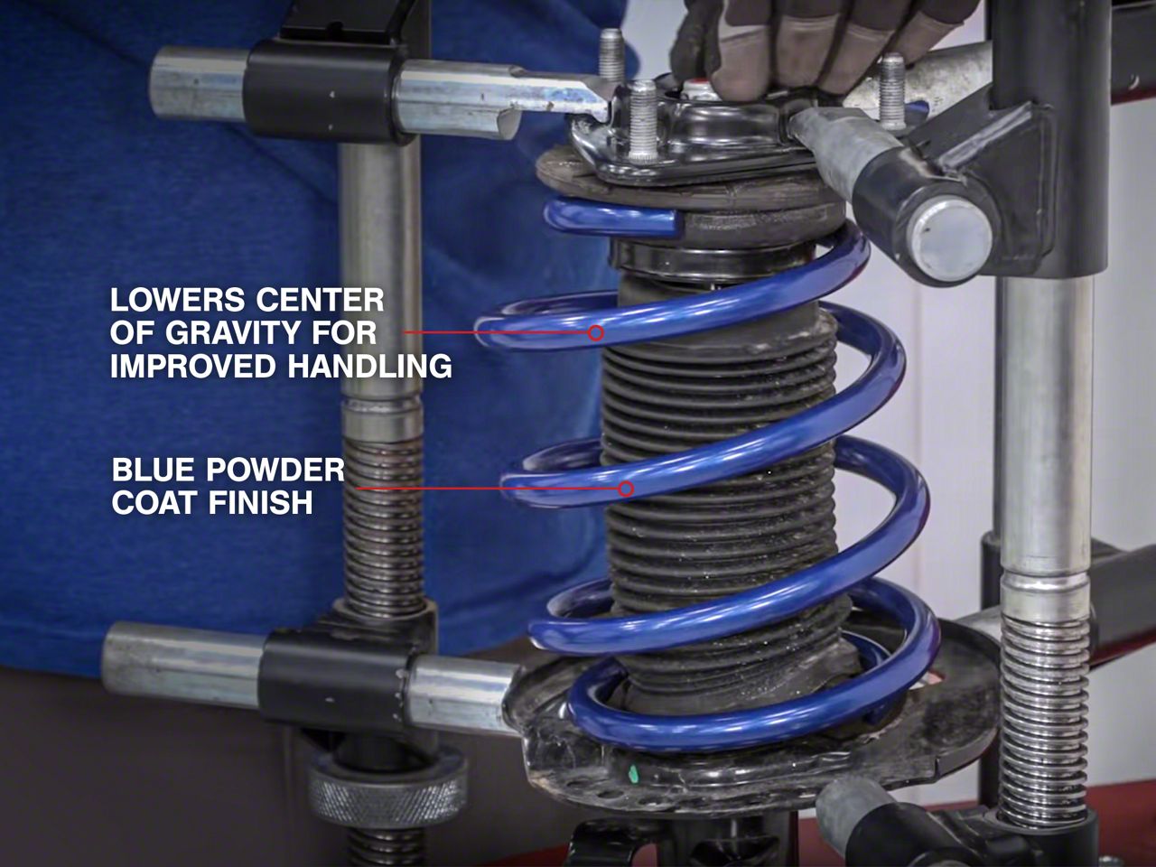 SR Performance Mustang Lowering Springs 9953128SR (15-25 Mustang w/o ...