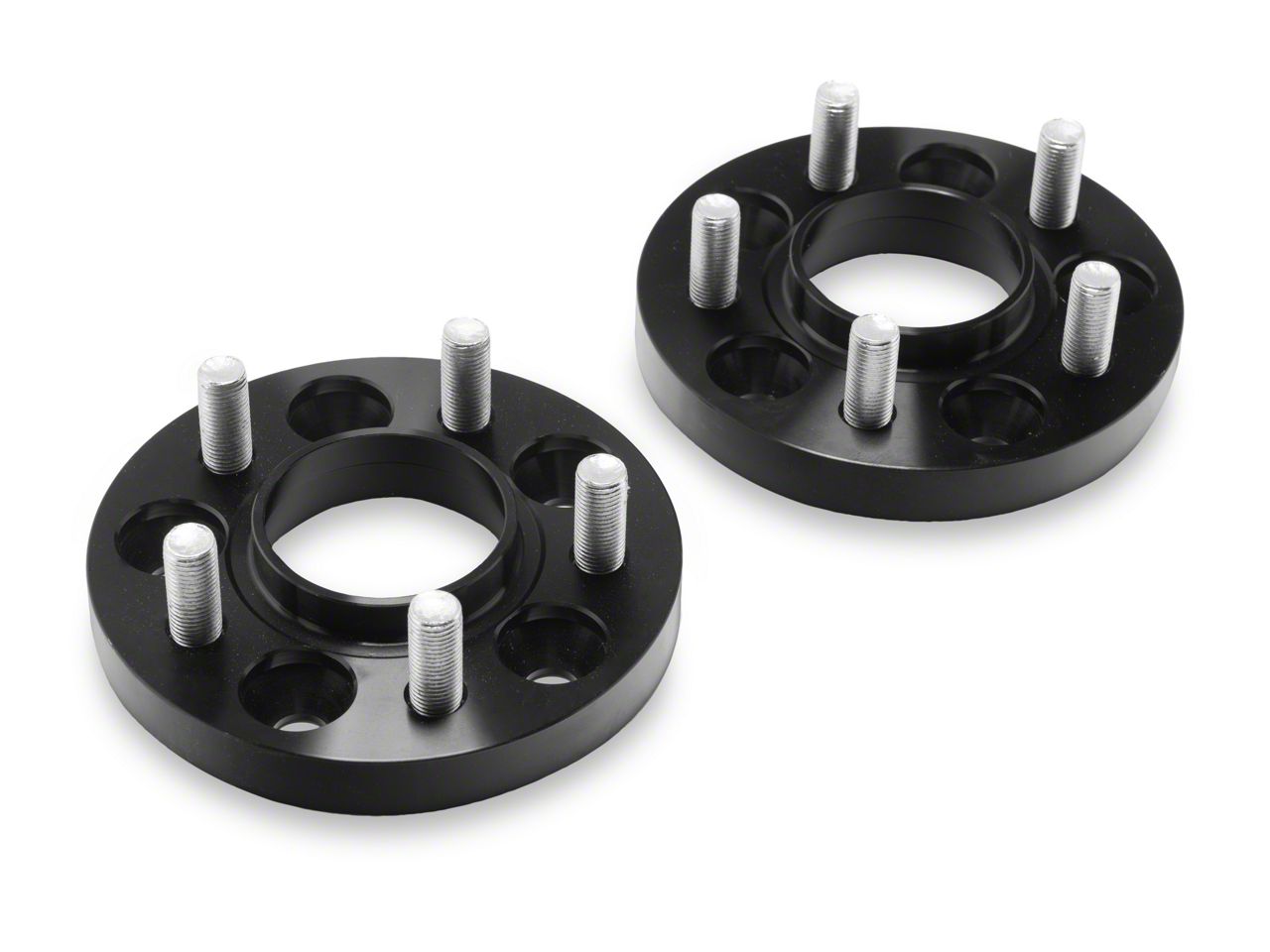 SR Performance Mustang 20mm Hubcentric Wheel Spacers; Black 438126 (15 ...