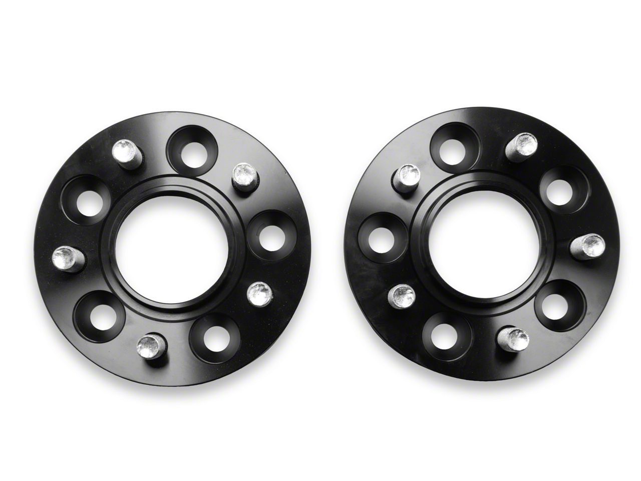 SR Performance Mustang 20mm Hubcentric Wheel Spacers; Black 438126 (15 ...